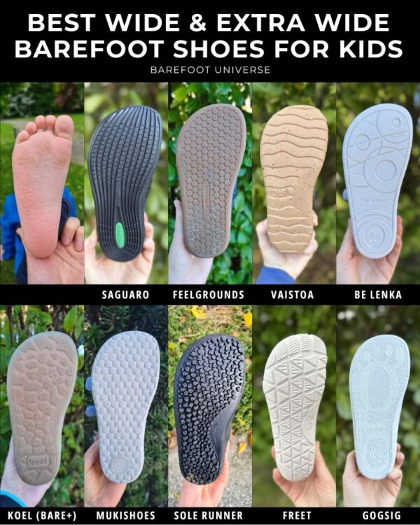 Best Barefoot Shoes for Kids with Wide Feet - Barefoot Universe